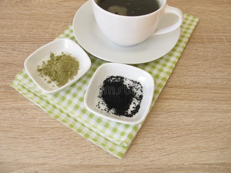 Black matcha tea stock photo. Image of carbon, breakfast - 110356072