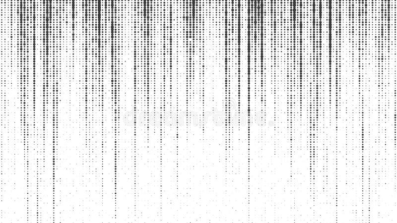 Black Matrix of Binary Figures on White Background Stock Illustration ...
