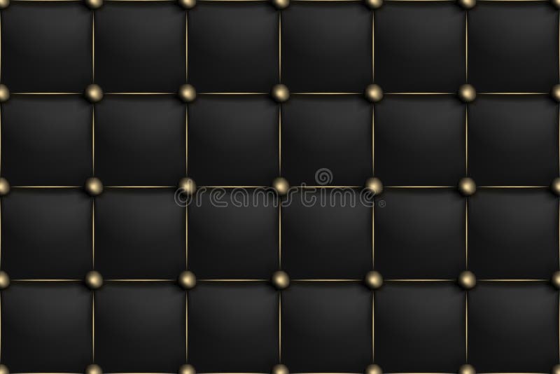 Black Matte Leather Texture Seamless Pattern. Background Upholstery ...