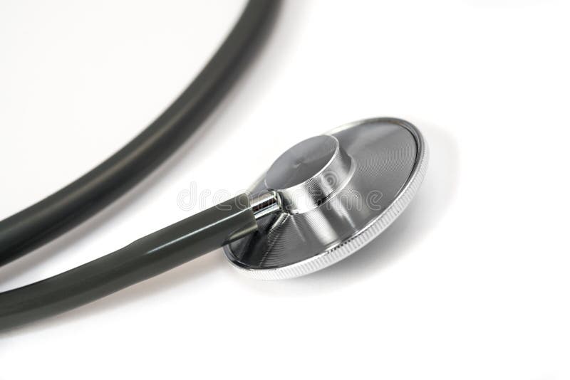 Stethoscope for Checking Pulse on White Stock Image - Image of medic ...