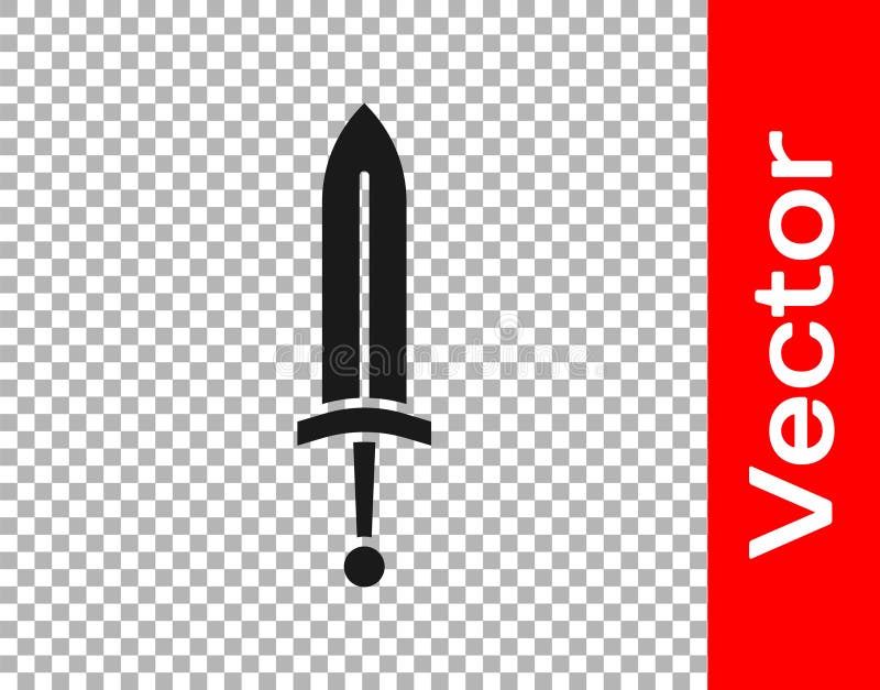 Sword Black Transparent Background Stock Illustrations – 523 Sword ...