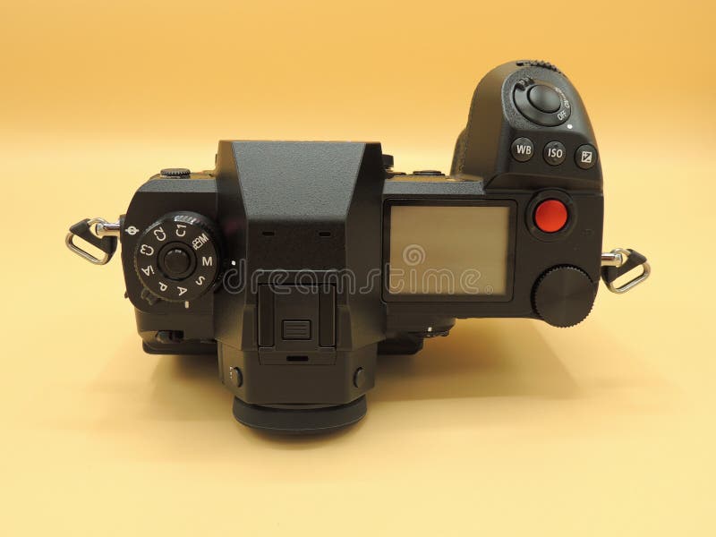 A Black Medium-format Camera with a MOS Sensor. Stock Photo - Image of ...