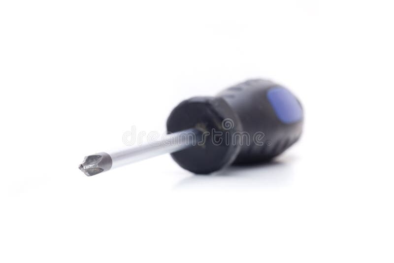 Black medium screwdriver stock image. Image of tighten - 167625927