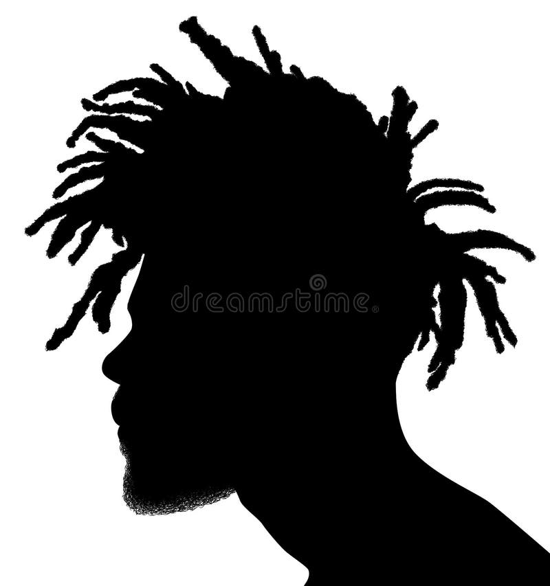Black Men African American African Profile Picture Silhouette Man