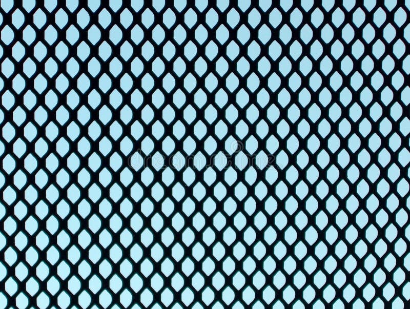 Black Mesh Geometric Seamless Pattern Isolated on White Background ...