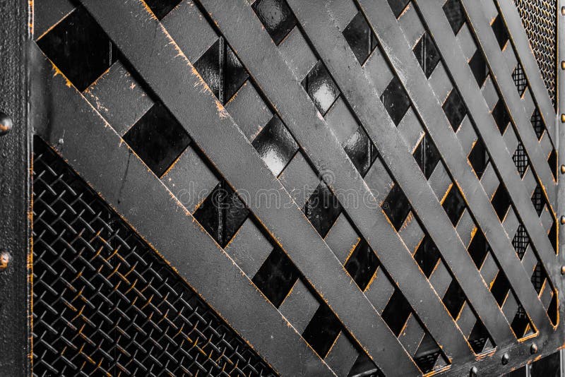 Black Mesh Abstract Iron Lattice Pattern Steel Dark Texture Grid ...