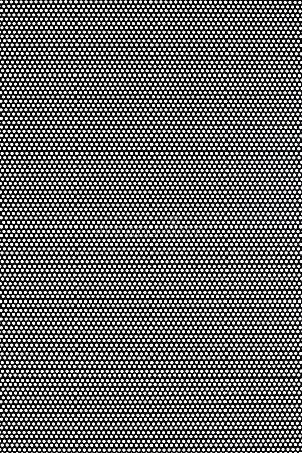 Black Mesh Geometric Seamless Pattern Isolated on White Background ...