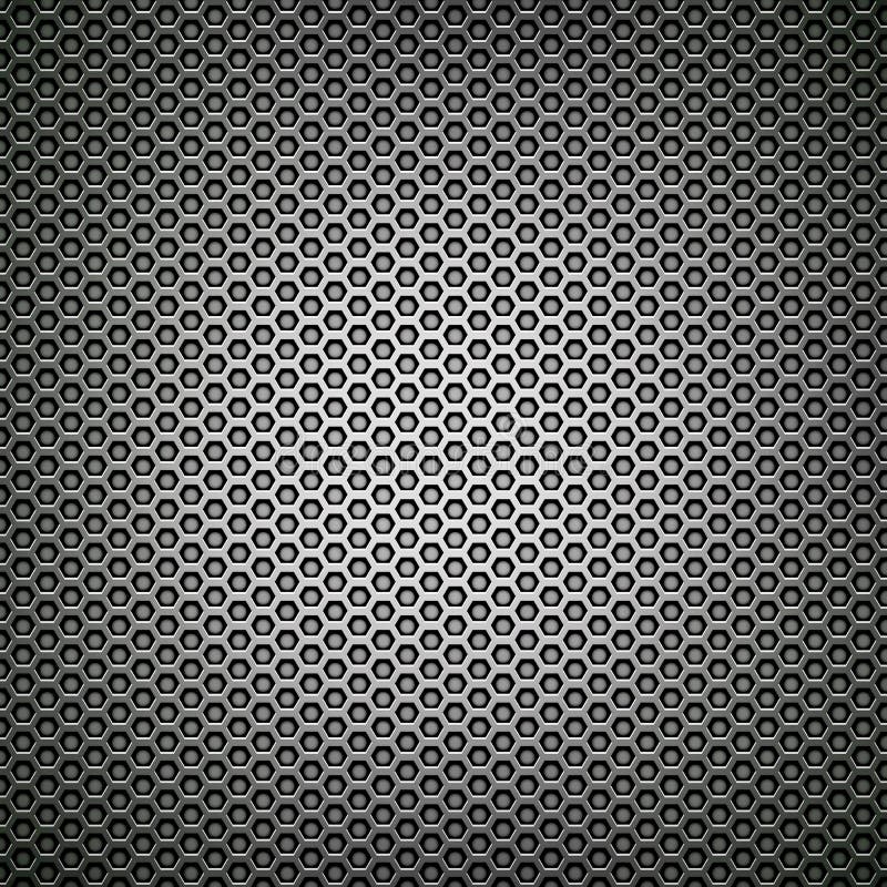 Black mesh metal grill stock illustration. Illustration of chrome ...
