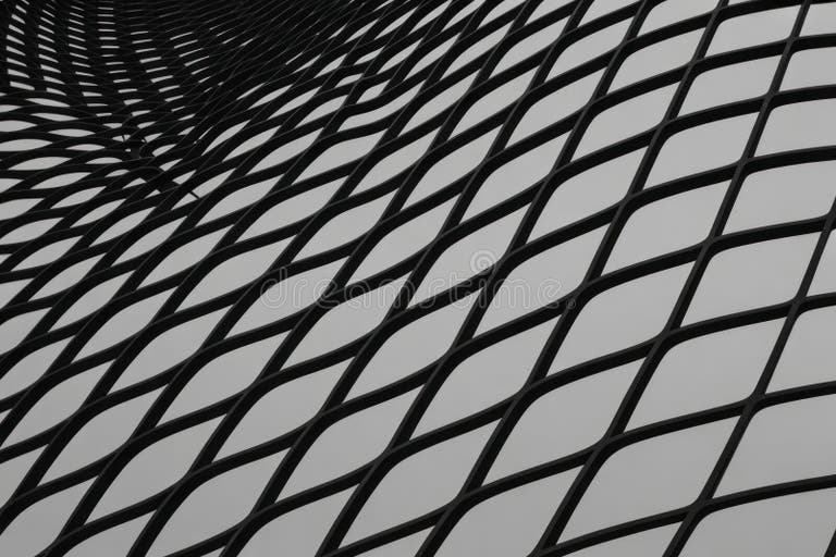 Black Mesh Wave Pattern on White Background Gigapixel High Resolution ...