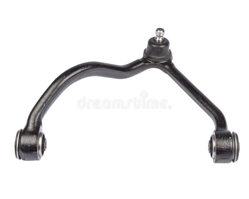 Black Metal Car Spare Isolated on White Stock Image - Image of ...