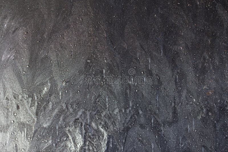Black Metal Covered with Ice As Background Stock Photo - Image of ...