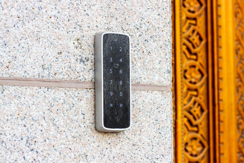 Black Metal Electric Code Lock with the Digital Keypad and Card Access ...