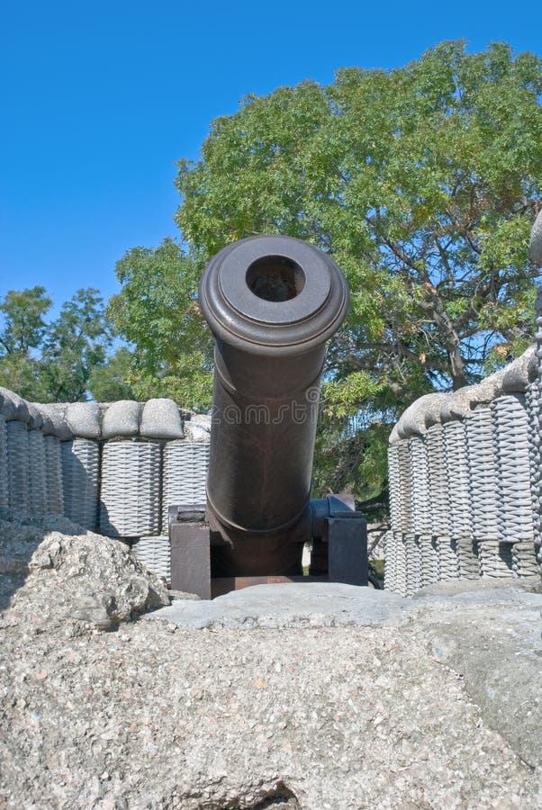 Black metal gun stock photo. Image of historical, equipment - 16745150