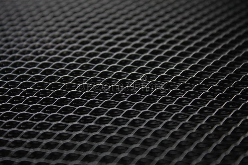 Black Metal Mesh Under Dim Light Source Stock Photo - Image of ...