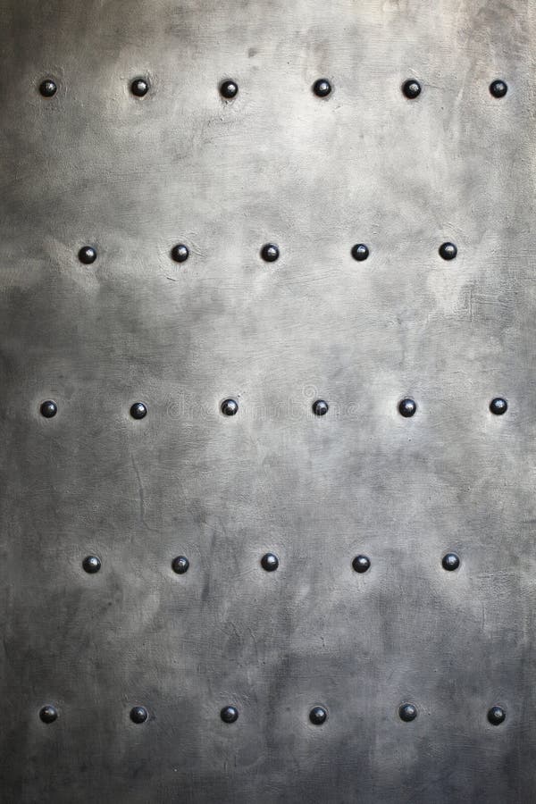 Metal Plate or Armour Texture with Rivets Stock Photo - Image of metal ...