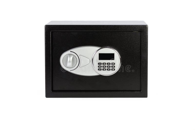 Black Metal Safe Box with Numeric Keypad Locked System Stock Image ...
