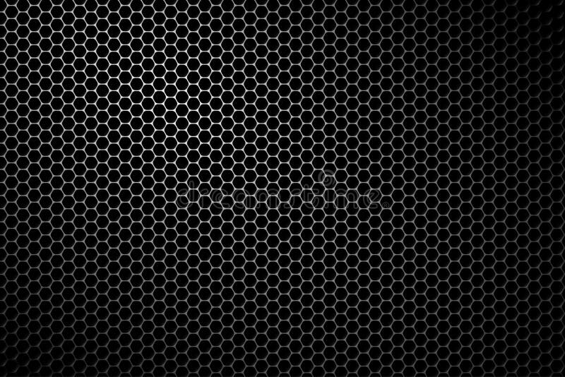 Black metal speaker mesh stock illustration. Illustration of background ...