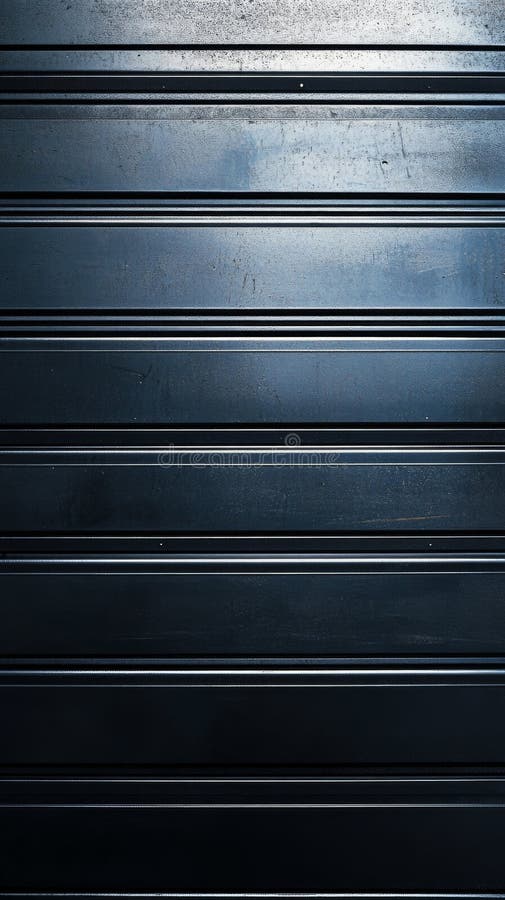 Black Metal Texture with Horizontal Lines, Abstract Industrial Design ...
