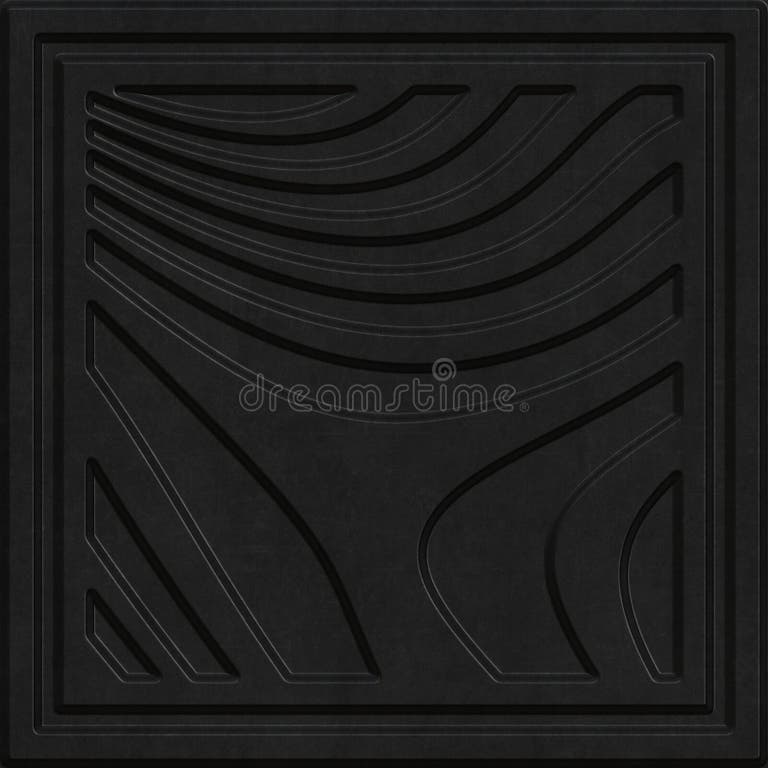 Black Metal Texture with Pattern Stock Illustration - Illustration of ...