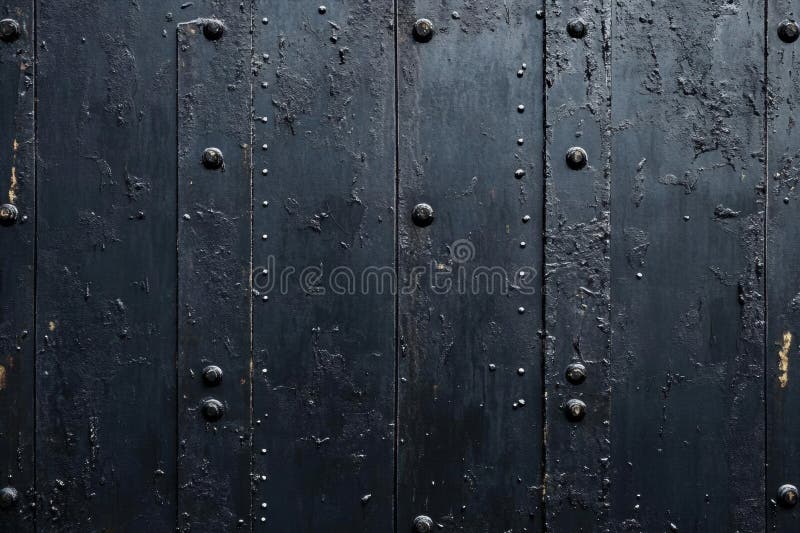 Black Metal Texture with Rivets, Grunge, Industrial, and Distressed ...