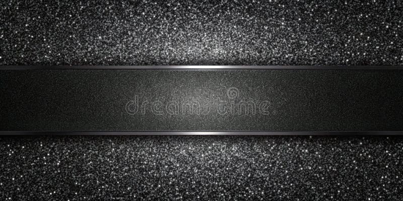 Black Metallic Glitter Texture for Bold Designs Stock Illustration ...