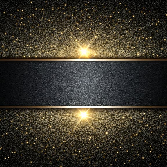 Black Metallic Glitter Texture for Bold Designs Stock Illustration ...