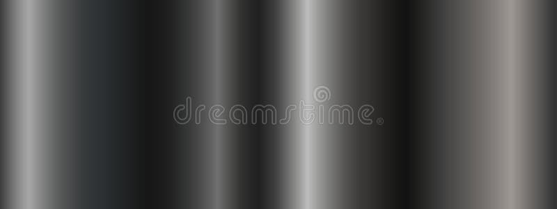 Black Metallic Gradient. a Banner with a Metallic Gradient Texture ...