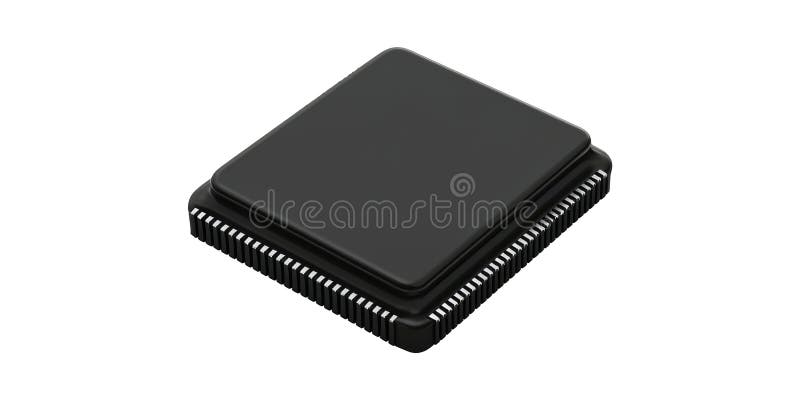 Black Microchip. Semiconductor Technology and Computing Innovation ...