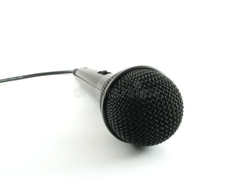Studio Talkback Microphone stock photo. Image of feedback - 28300