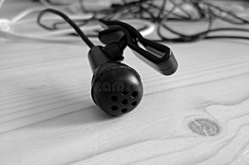 Black Microphone stock photo. Image of wood, holes, computer - 49895268