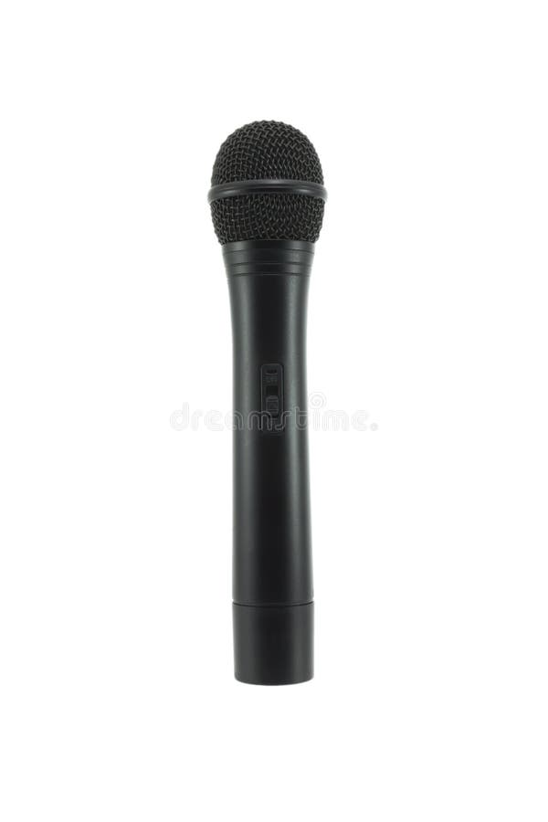 Black Microphone stock photo. Image of people, talking - 45483212
