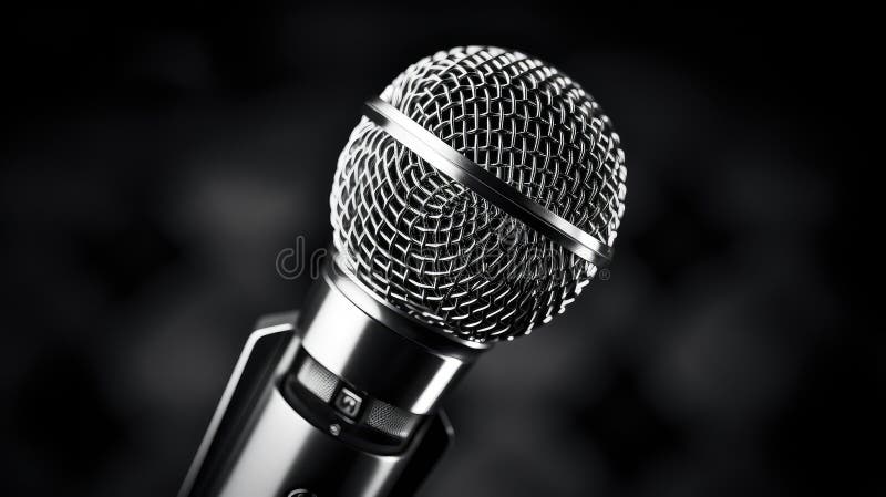 Black microphone texture stock illustration. Illustration of texture ...