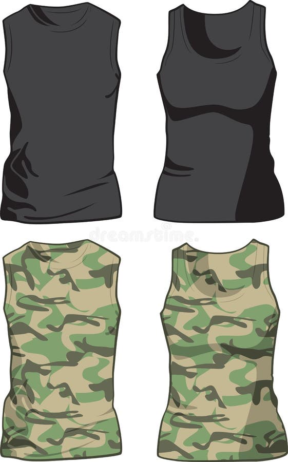 Military Shirts stock vector. Illustration of vector, clip - 1952914