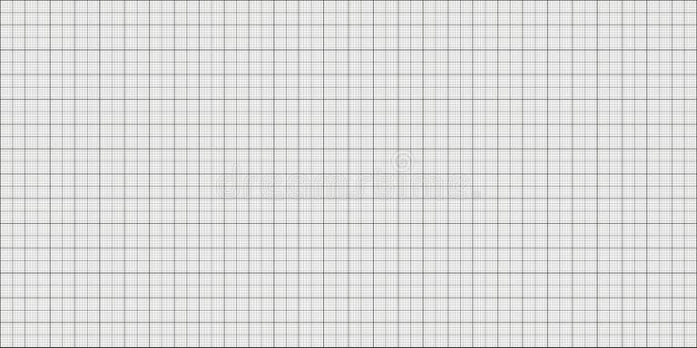Black Millimeter Graph Paper. Lined Grid on White Background. Vector ...