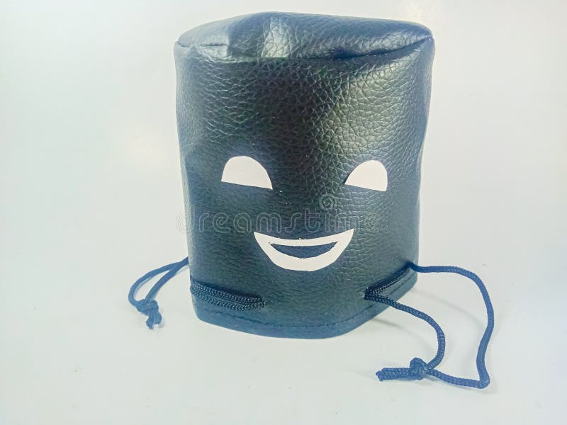 Black Mini Bag, with Creative Character Emoticon Stock Image - Image of ...