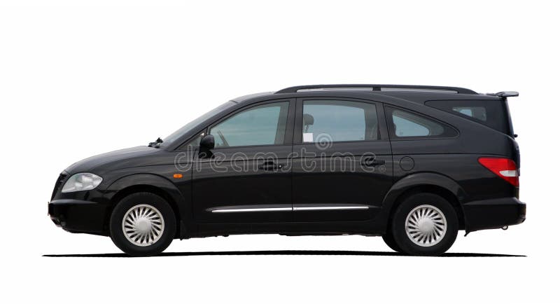 Black minibus stock image. Image of modern, machine, minibus - 31435957