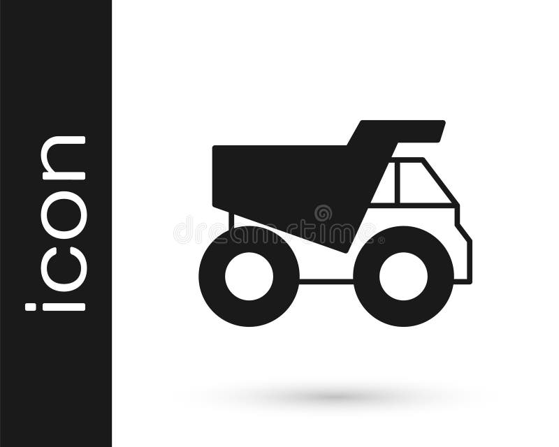 Mining Dump Truck Black White Stock Illustrations – 410 Mining Dump ...