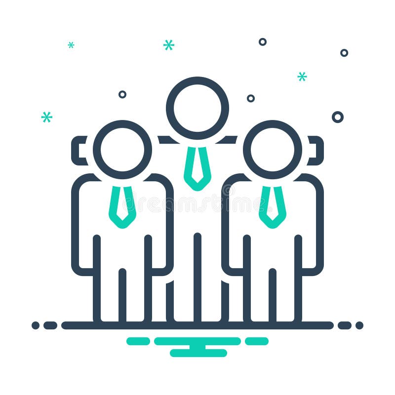 Mix Icon for Amigos, People and Group Stock Vector - Illustration of ...