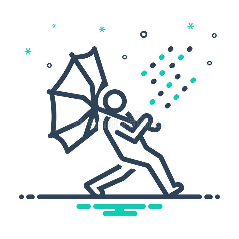 Mix Icon for Changeability, Versatility and Suddenness Stock Vector ...