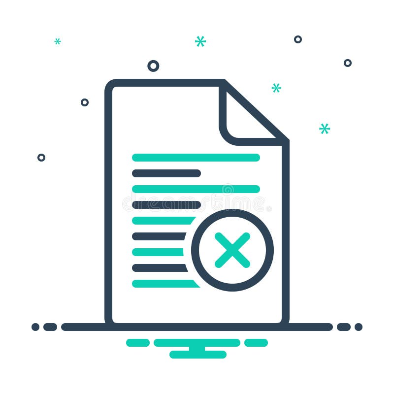 Mix Icon for Cleartext, Delete and Remove Stock Vector - Illustration ...