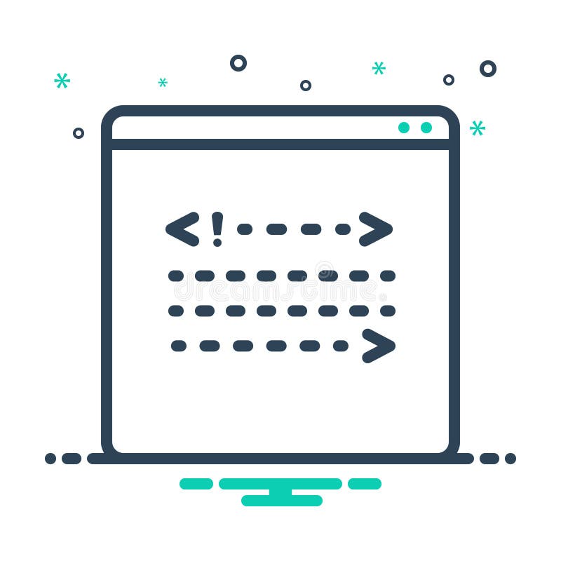 Backend Coding Icon Simple Outline Vector Of Web Design Development Set Icons For Ui And Ux