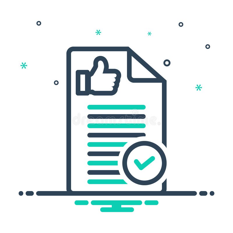 Mix Icon for Definitely, Absolutely and Fully Stock Vector ...