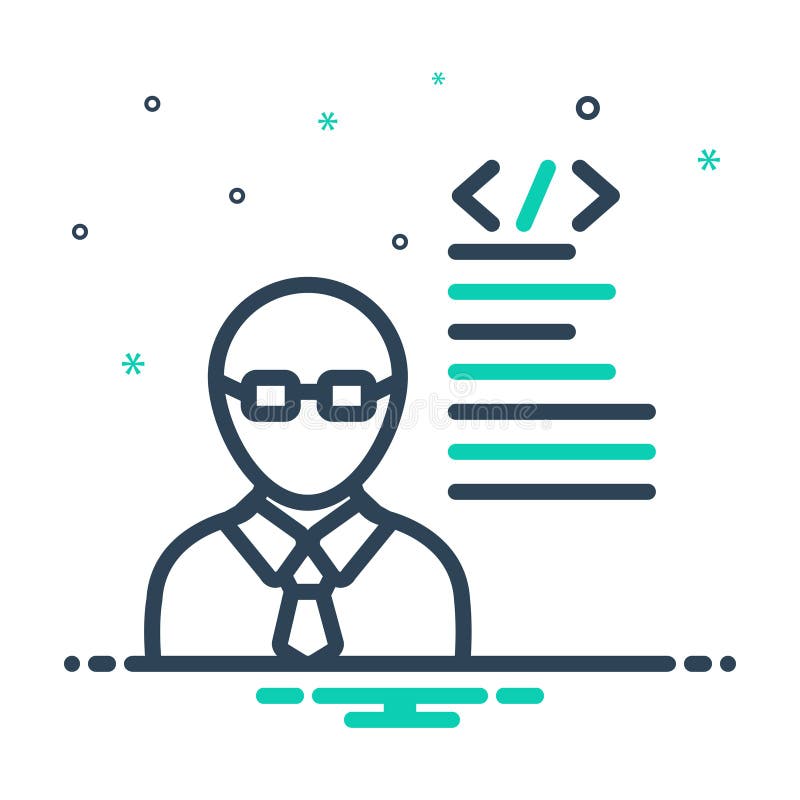 Software Developer Silhouette Stock Illustrations – 533 Software ...