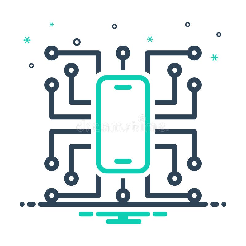 Digitalisation Vector Icon Isolated on Transparent Background ...