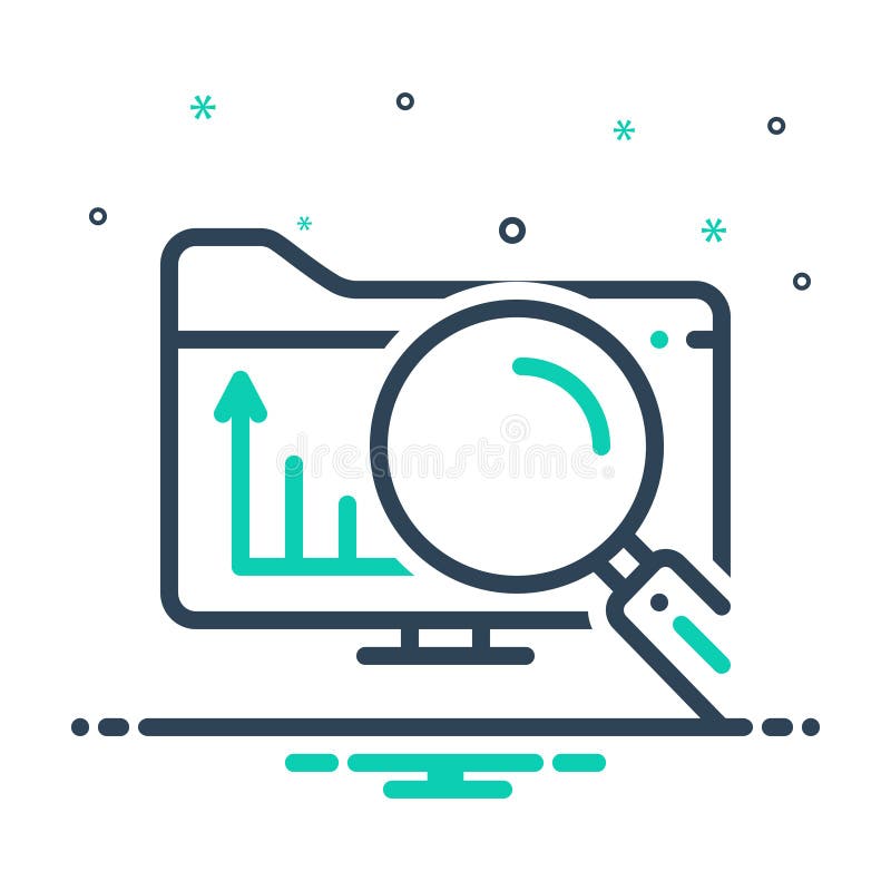 Exploratory Research Concept with Icons in Minimal Flat Line Style ...