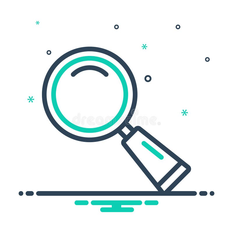 Mix Icon for Find, Search and Quest Stock Vector - Illustration of ...