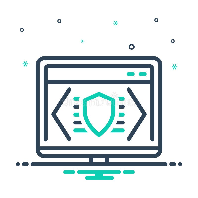 Mix Icon for Html, Software and Website Stock Vector - Illustration of ...