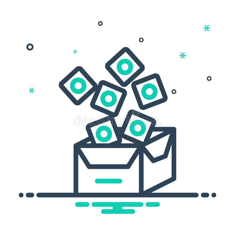 Mix Icon for Icons, Symbol and Packs Stock Illustration - Illustration ...