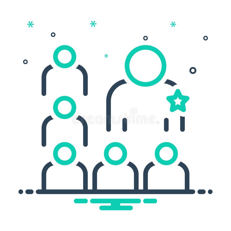 Mix Icon for Individual, Personal and Private Stock Vector ...