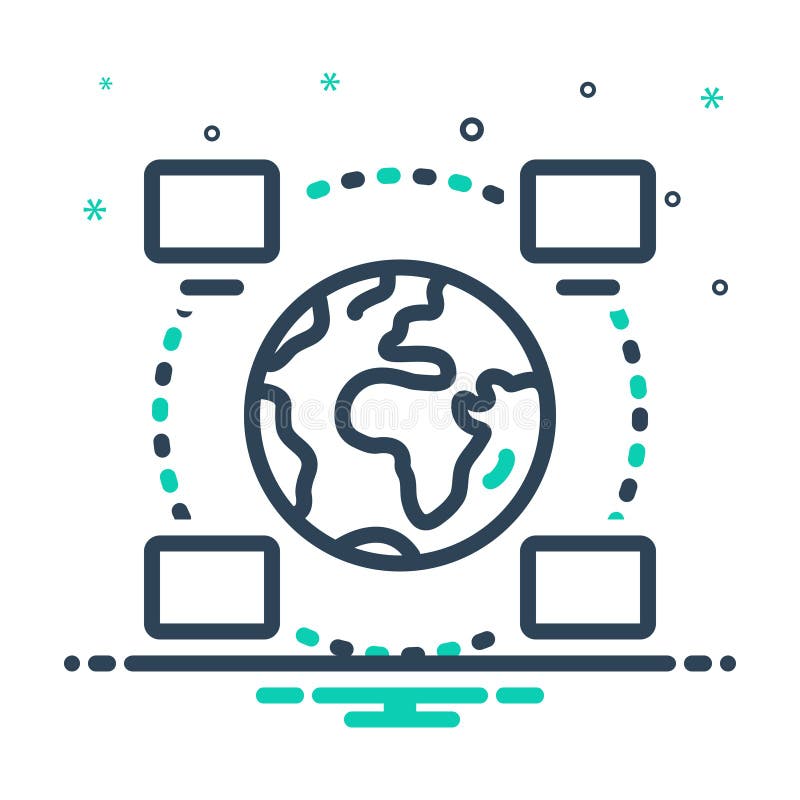 Mix Icon for Operability, Project and Management Stock Vector ...